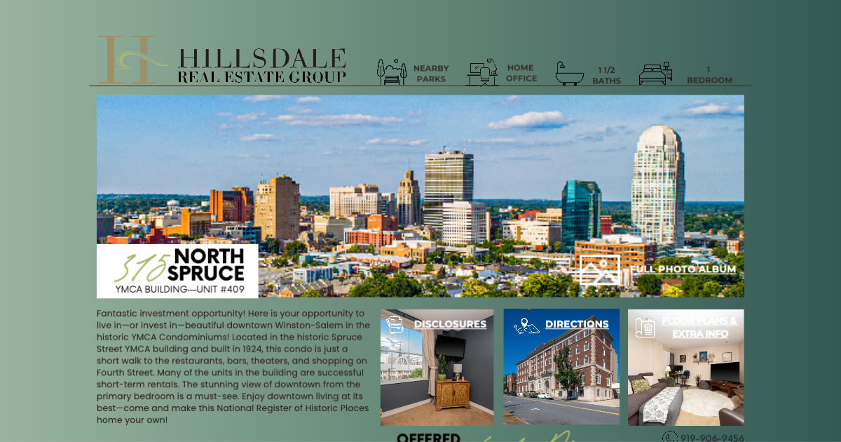 315 N Spruce St Landing Page